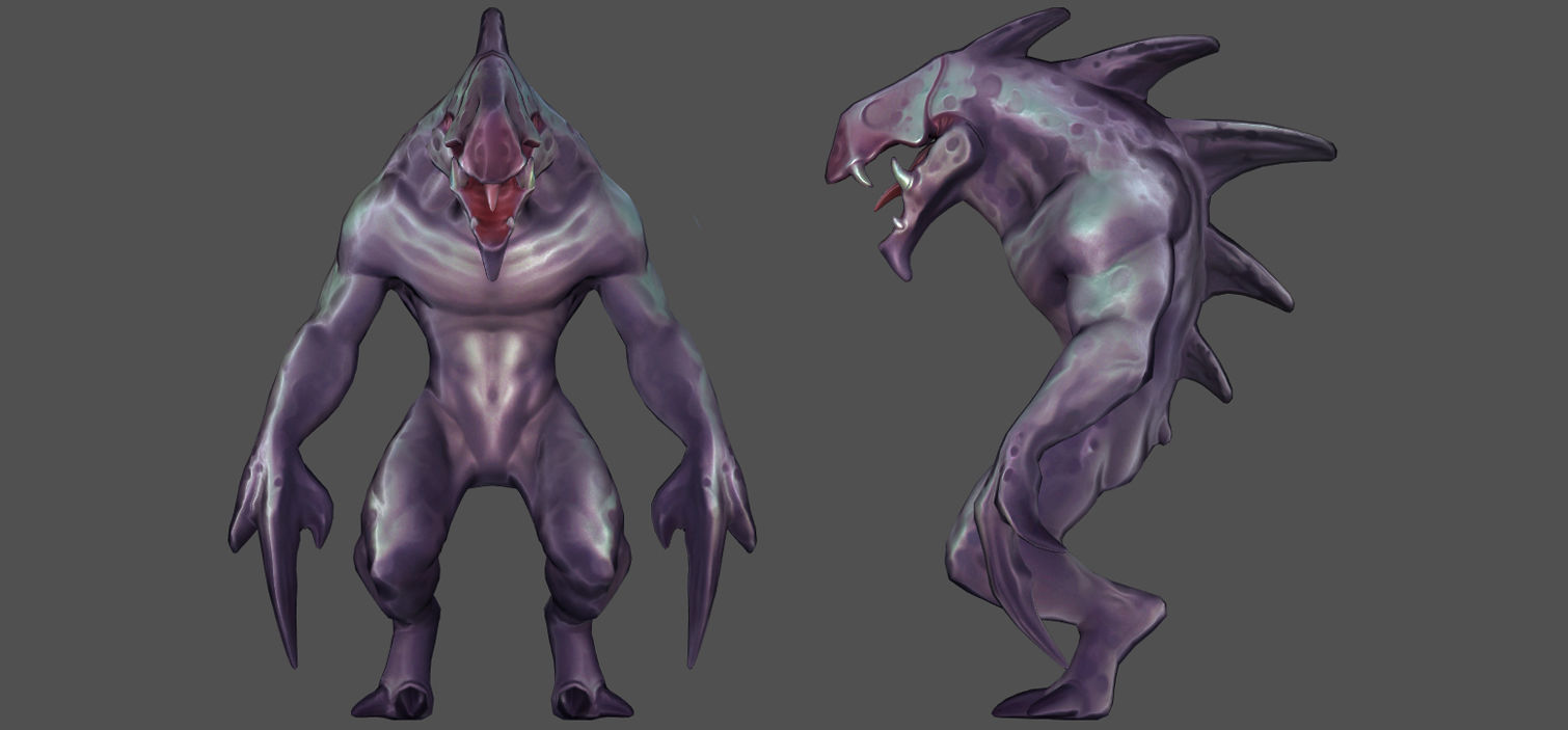 3D model Monster Creatures VR / AR / low-poly rigged animated | CGTrader