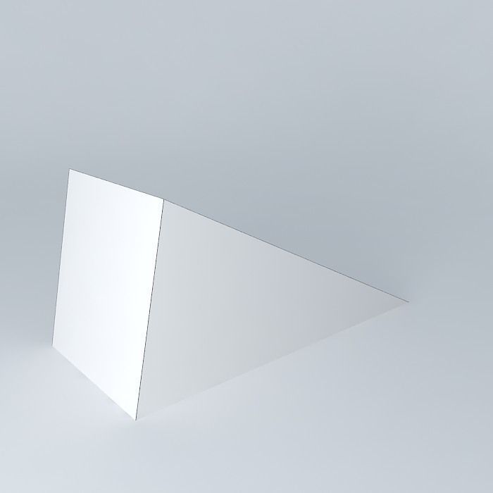 Triangle ramp free 3D model | CGTrader