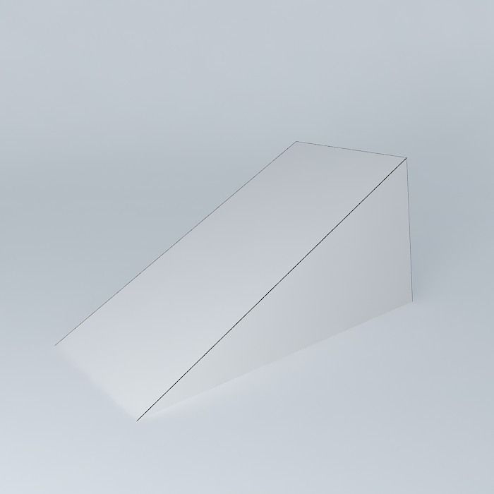 Triangle ramp free 3D Model .max .obj .3ds .fbx .stl .skp - CGTrader.com