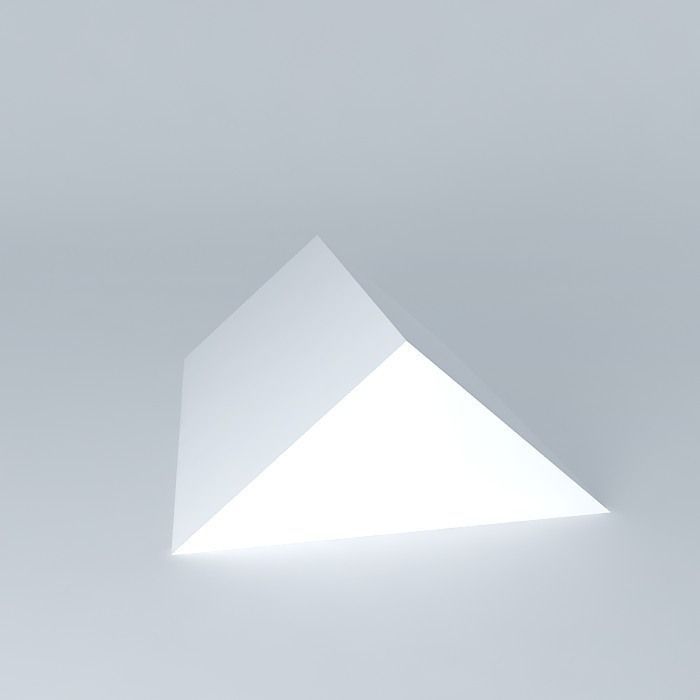 Triangle Tent free 3D model | CGTrader