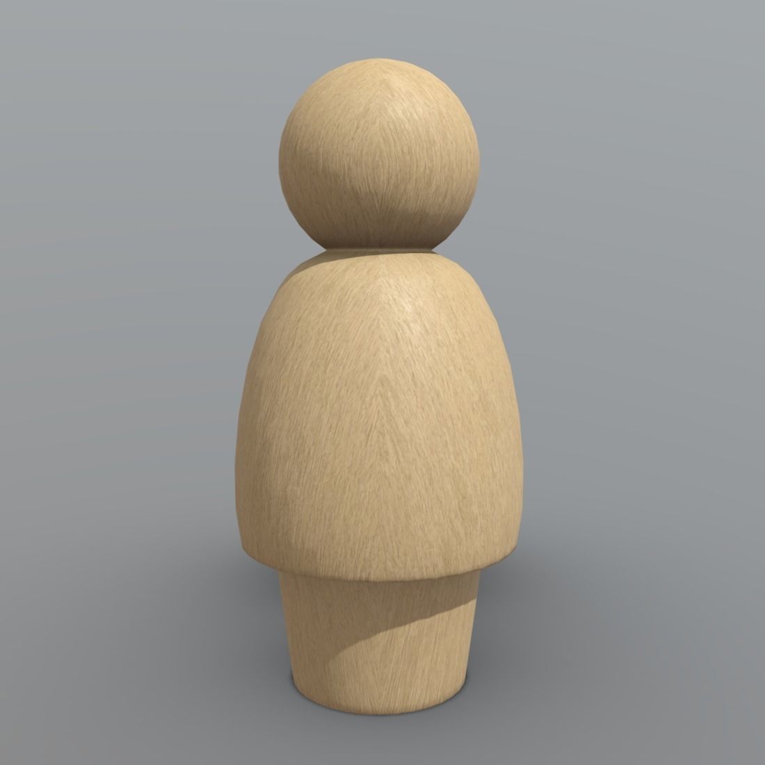3D model Wooden Toy People VR / AR / low-poly | CGTrader