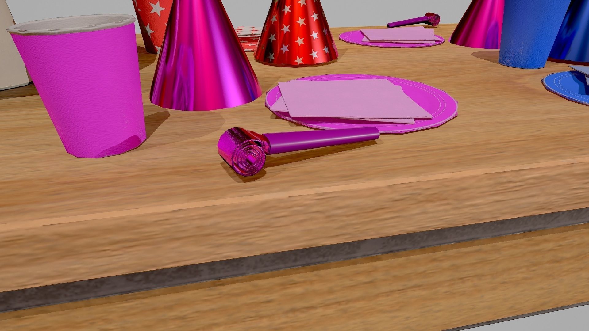 3D model Party Supply Pack - Birthday Props Pack - Party Props Pack VR ...