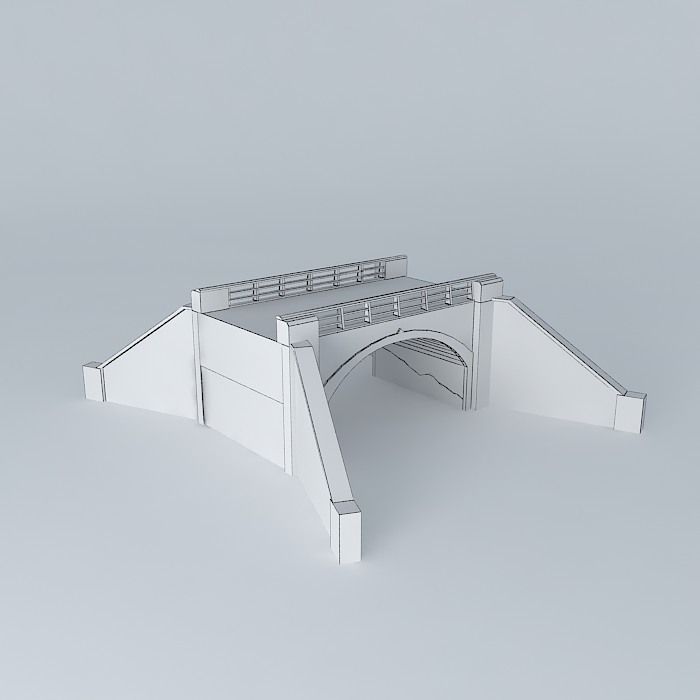 Railing Bridge free 3D model | CGTrader