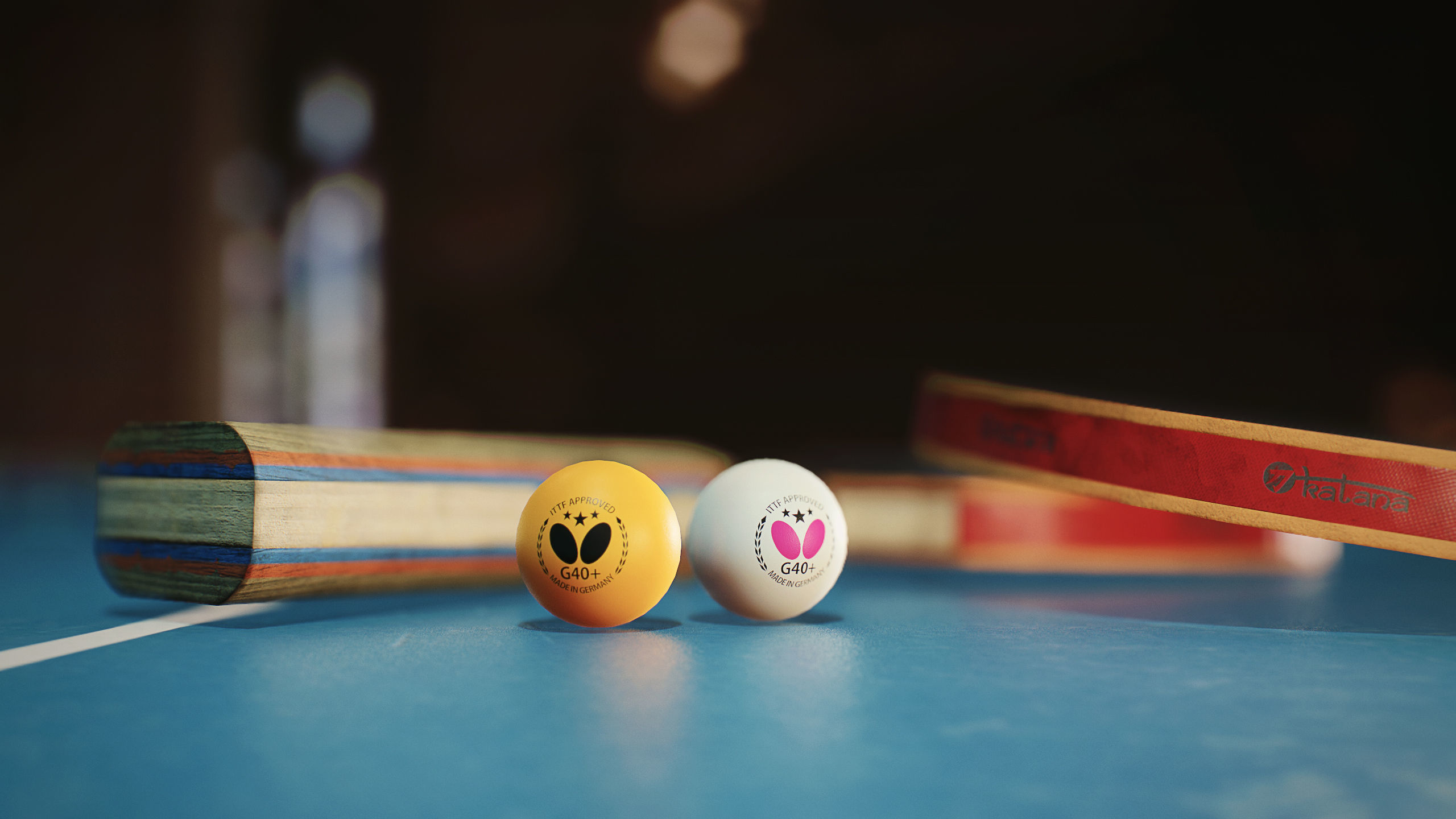 3D model Ping Pong Paddle and Ball VR / AR / low-poly | CGTrader