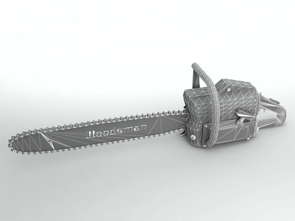 3D model Chainsaw woodsman VR / AR / low-poly | CGTrader
