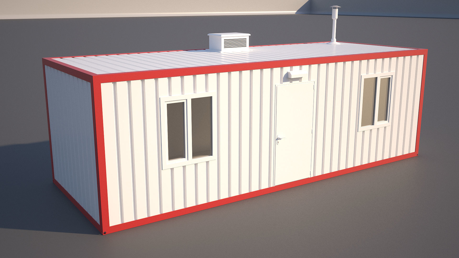 3D model Shipping Container House VR / AR / low-poly | CGTrader