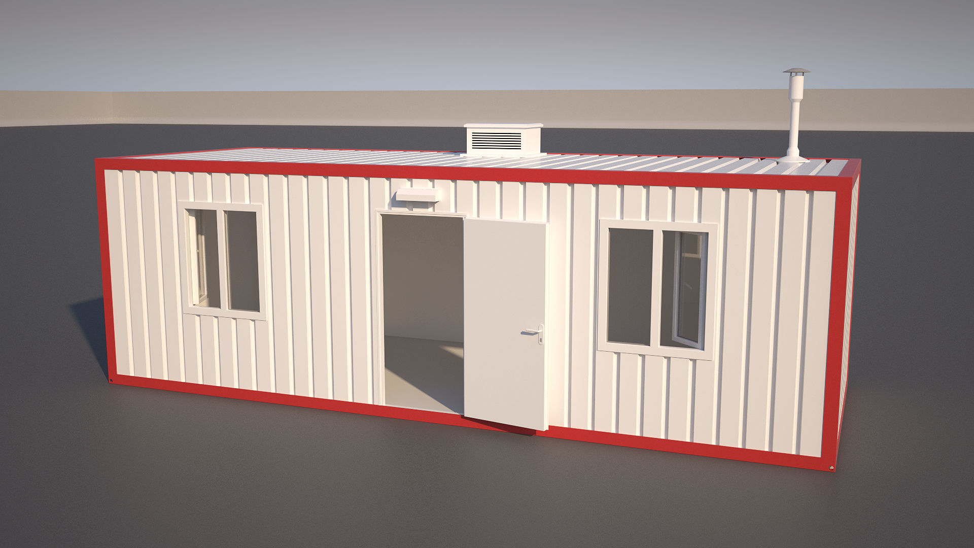 3D model Shipping Container House VR / AR / low-poly | CGTrader