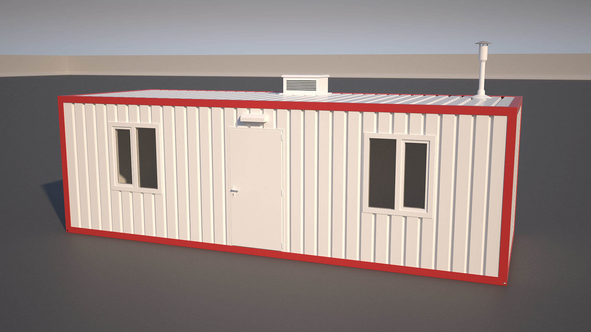3D model Shipping Container House VR / AR / low-poly | CGTrader