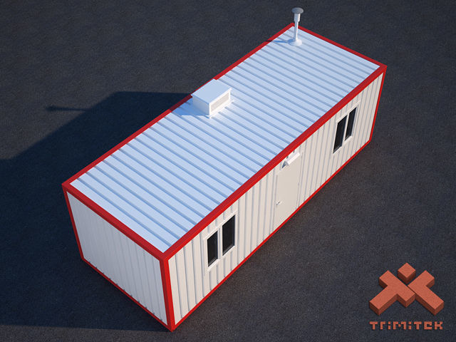 3D model Shipping Container House VR / AR / low-poly | CGTrader