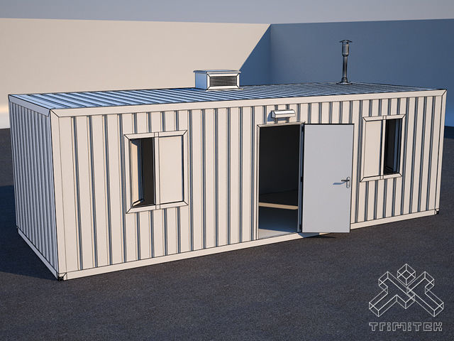 3D model Shipping Container House VR / AR / low-poly | CGTrader