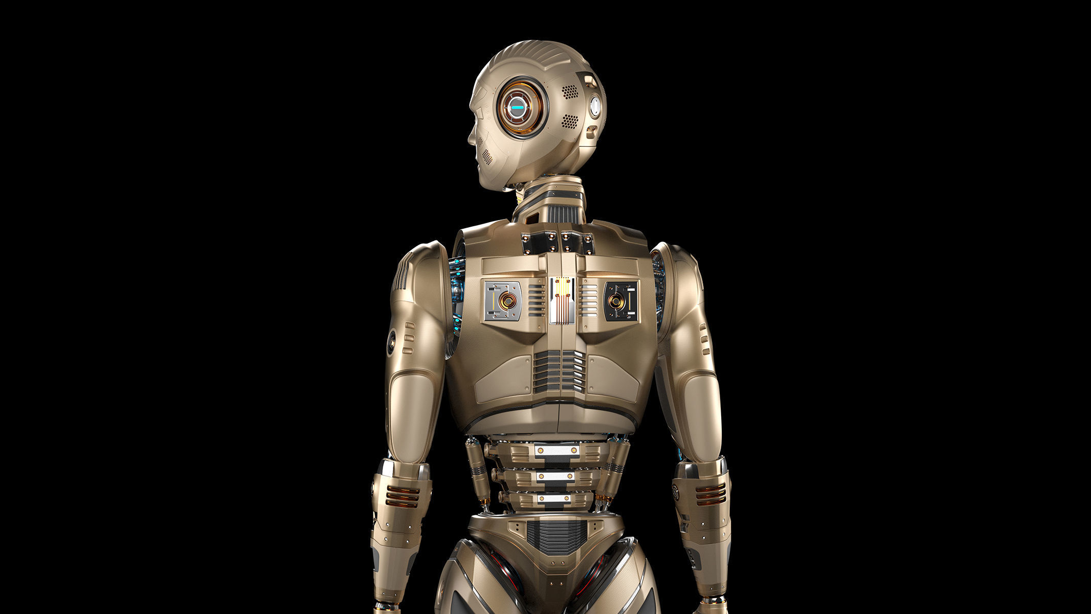 Robot Man 2 Rigged BASIC EDITION 3D model animated rigged | CGTrader