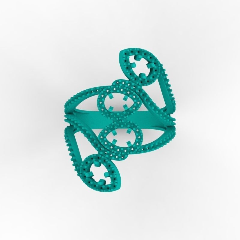 Women Long finger ring 3dm stl 3D print model 3D model 3D printable ...