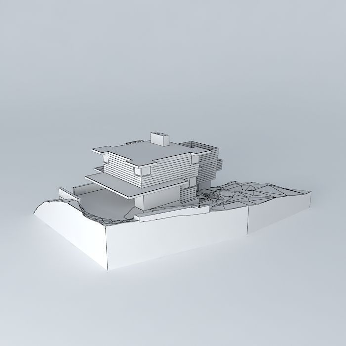 John C. Pew House- Frank Lloyd Wright free 3D model | CGTrader