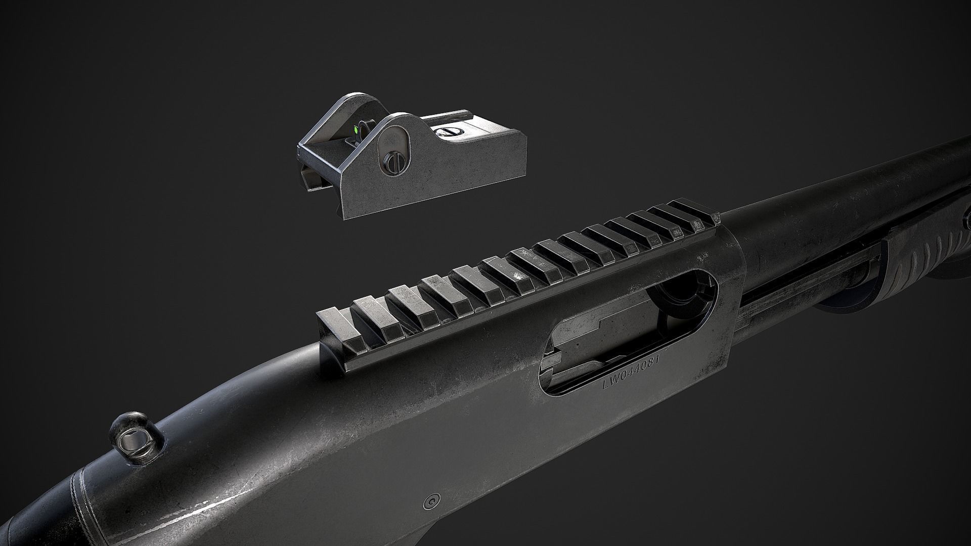 3D model 870 MCS Shotgun VR / AR / low-poly | CGTrader