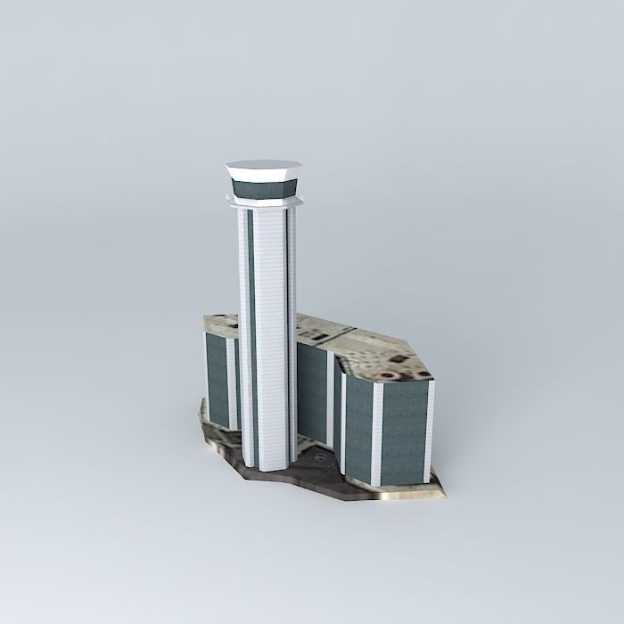 Tower airport free 3D model | CGTrader