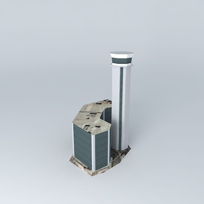 Tower airport free 3D model | CGTrader