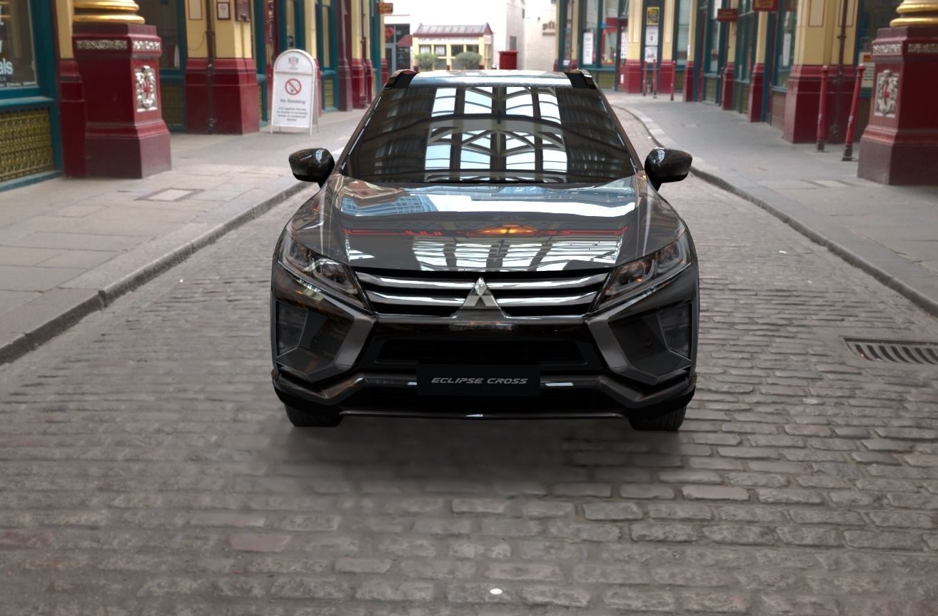 mitsubishi eclipse cross grey 3D model | CGTrader