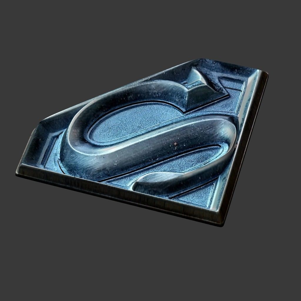 Superman Logo 3D Model 3D model | CGTrader