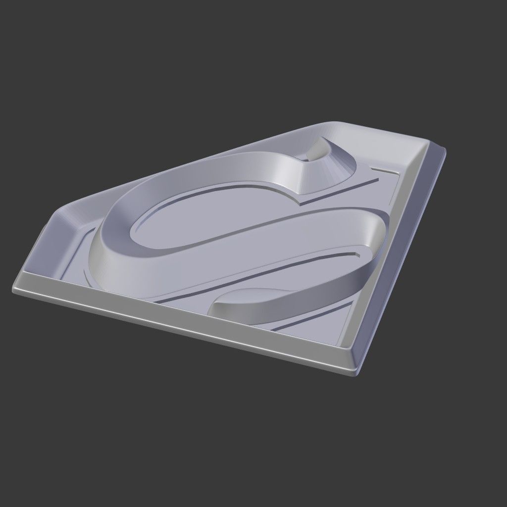 Superman Logo 3D Model 3D model | CGTrader