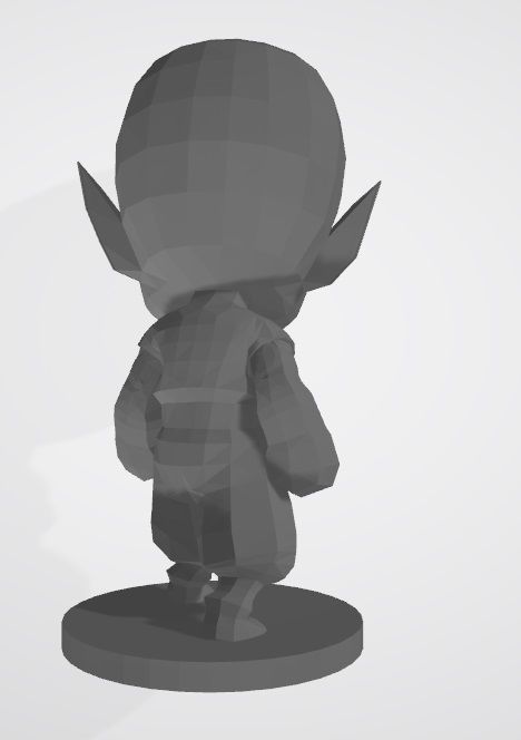 Piccolo Chibi 3D model 3D printable | CGTrader
