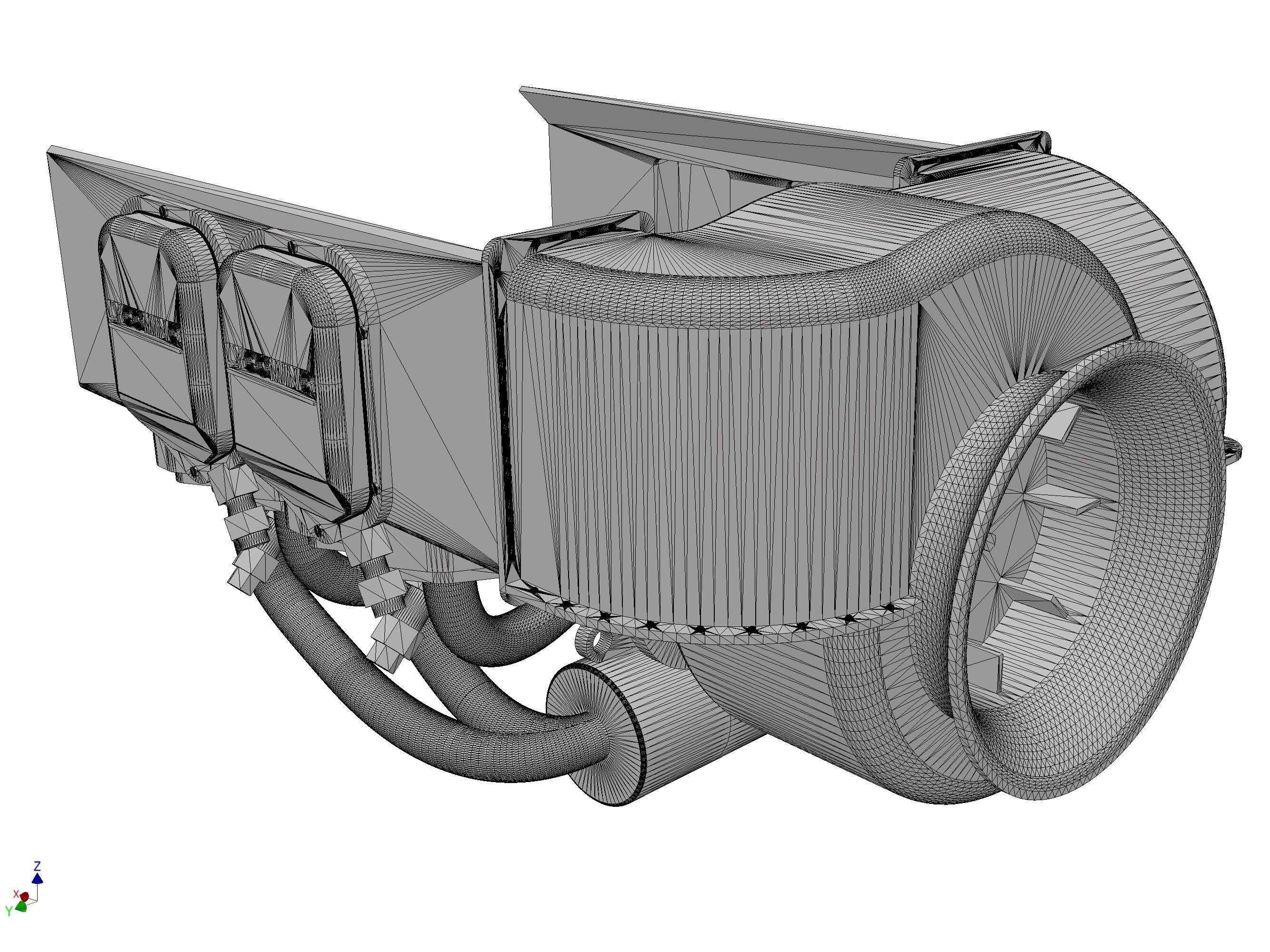 Helicopter Robinson R22 Engine Cover- Aeromodelism 3D model 3D ...