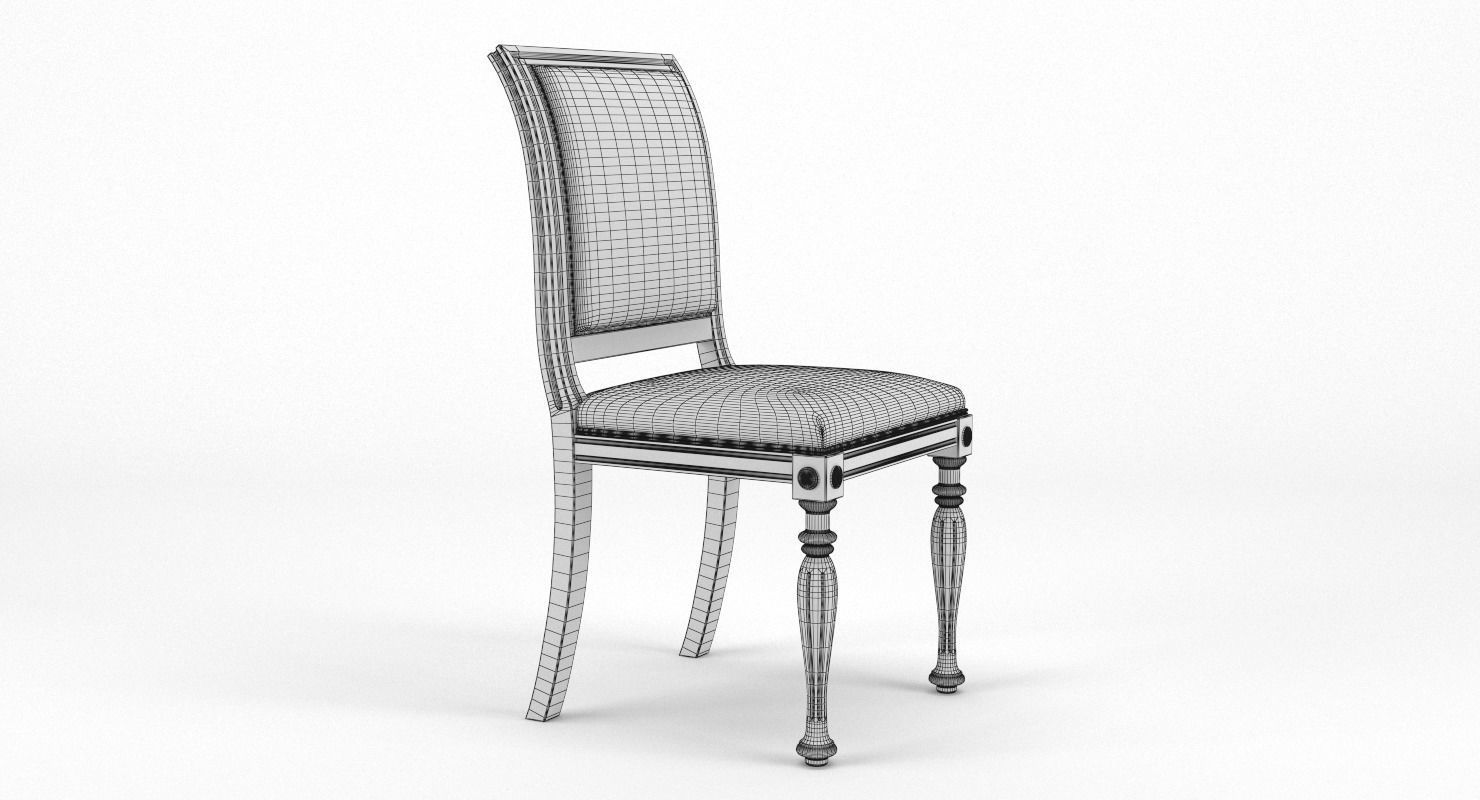 Classic Luxury Dining Chair 3D model | CGTrader