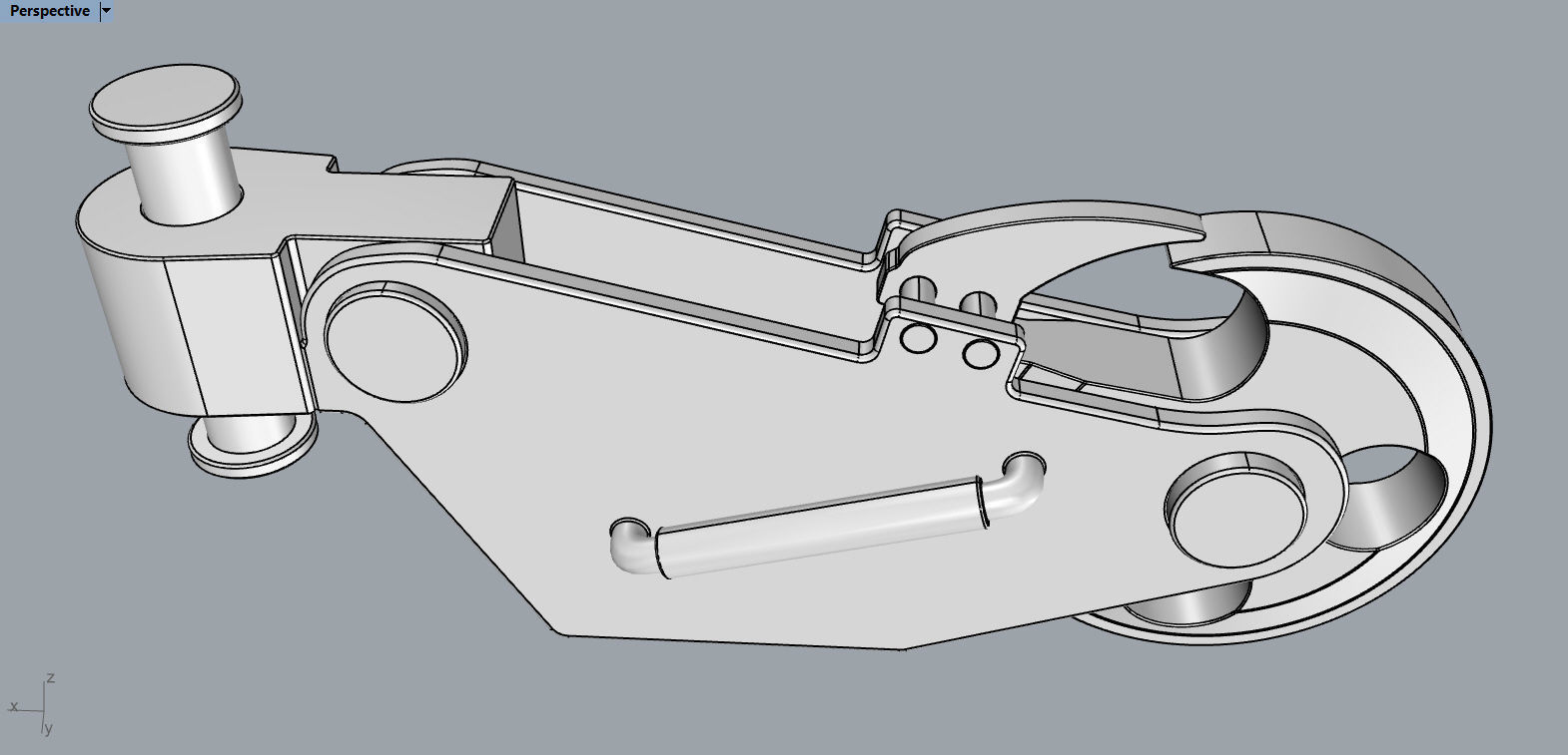 Tugboat Tow Hook 3D model | CGTrader