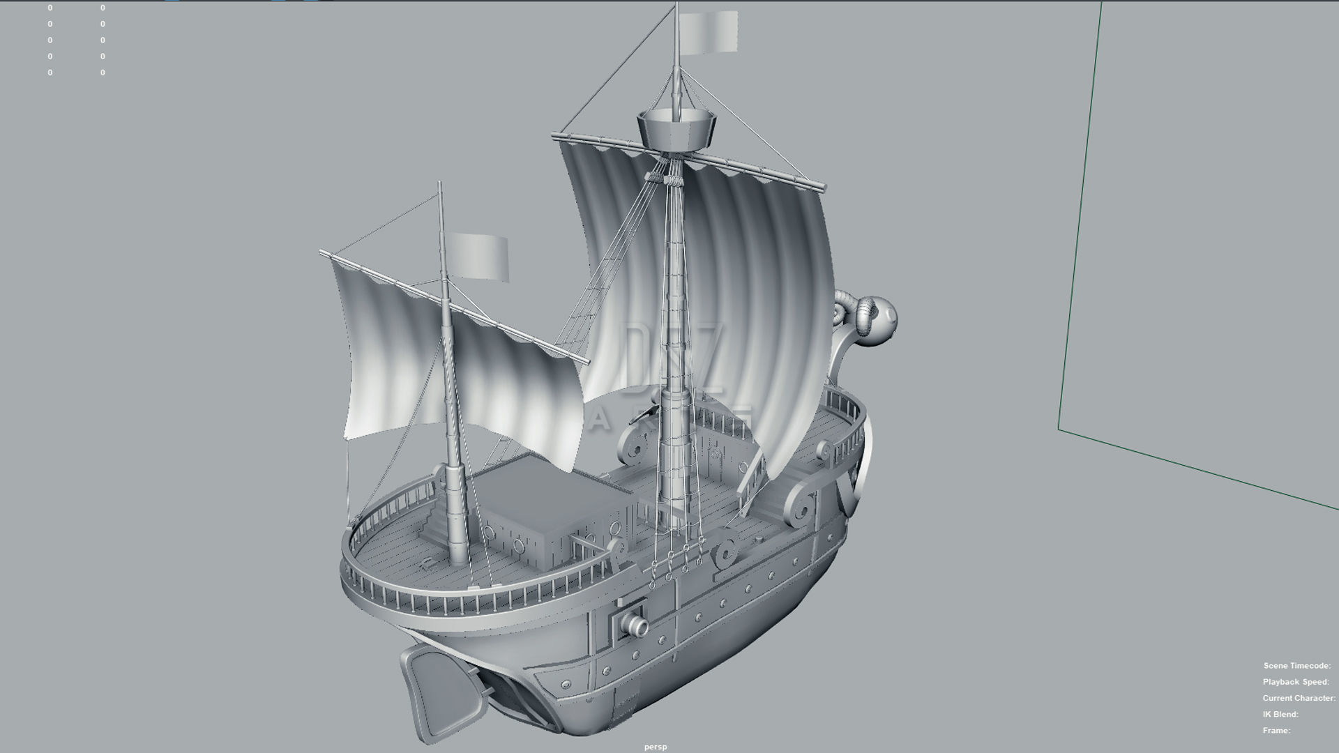 Going Merry - One Piece by DSZarts 3D model | CGTrader