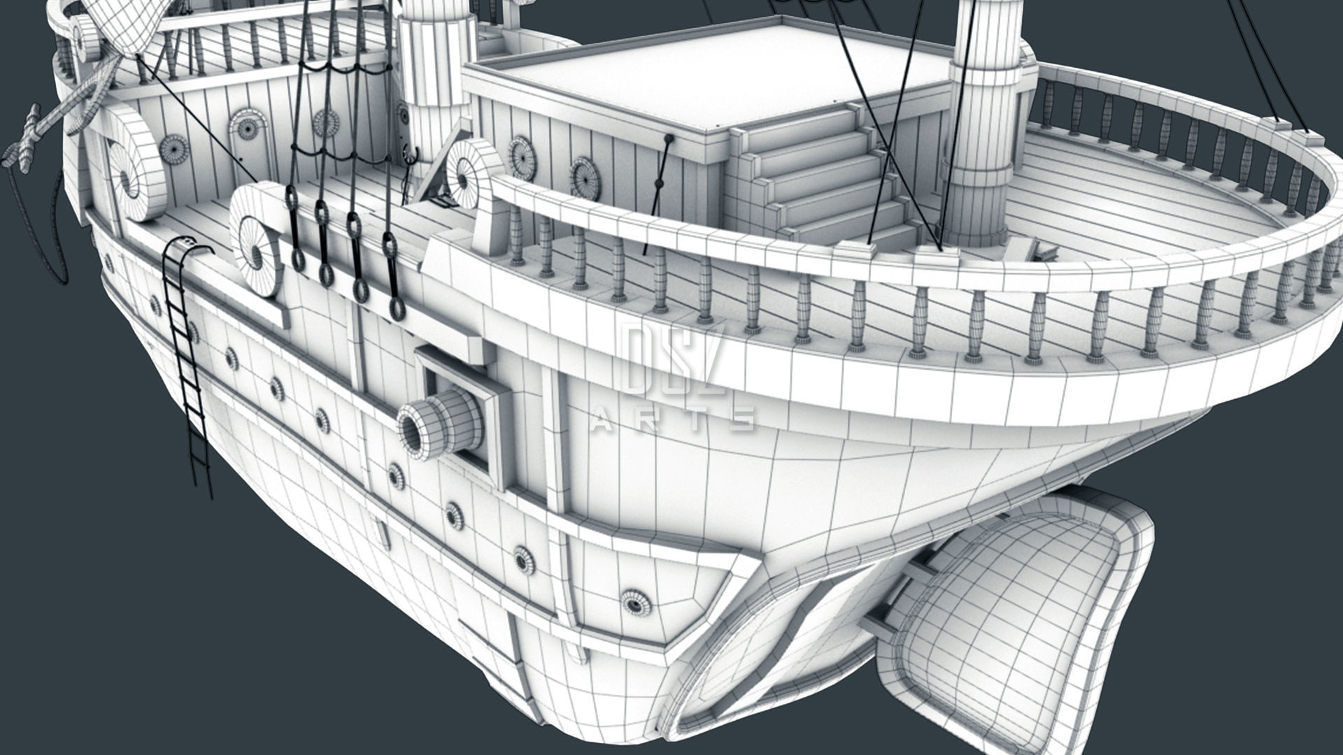 Going Merry - One Piece by DSZarts 3D model | CGTrader