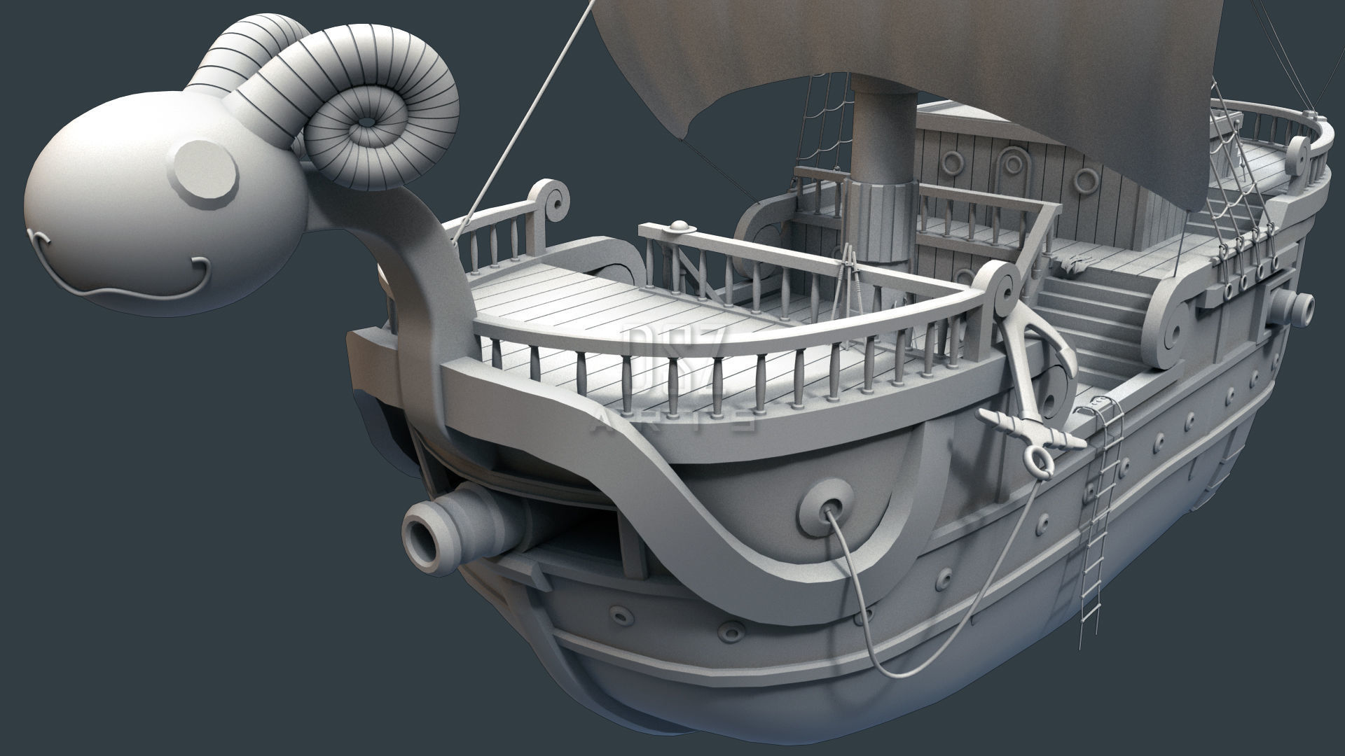 Going Merry - One Piece by DSZarts 3D model | CGTrader
