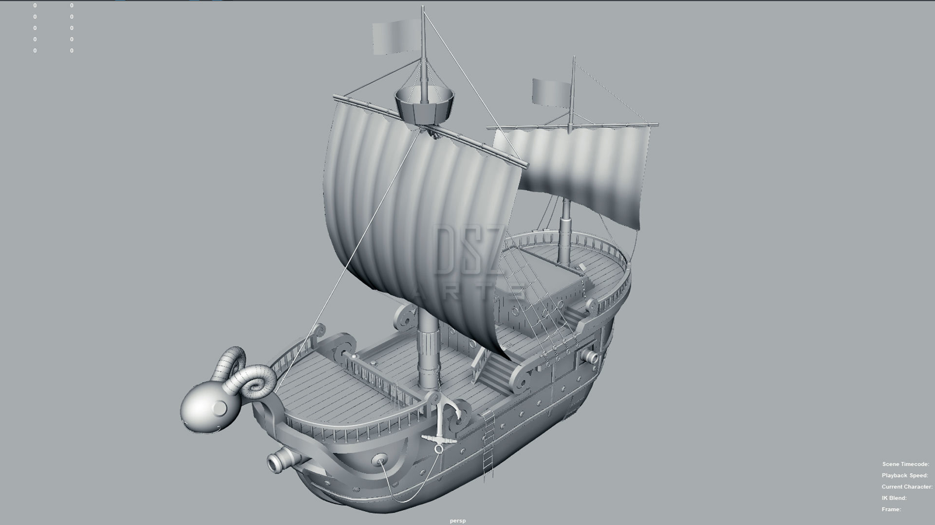 Going Merry - One Piece by DSZarts 3D model | CGTrader
