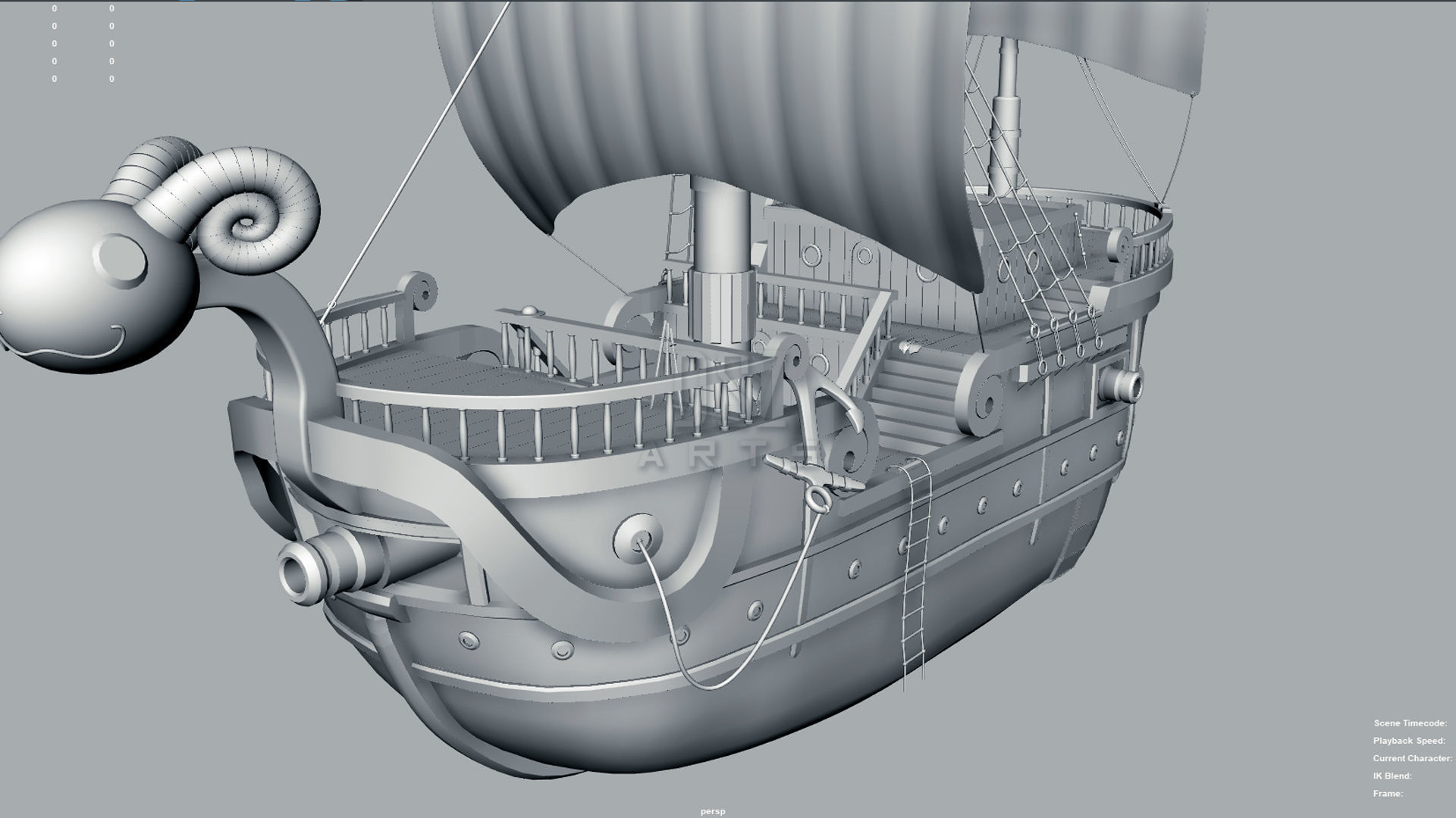 Going Merry - One Piece by DSZarts 3D model | CGTrader