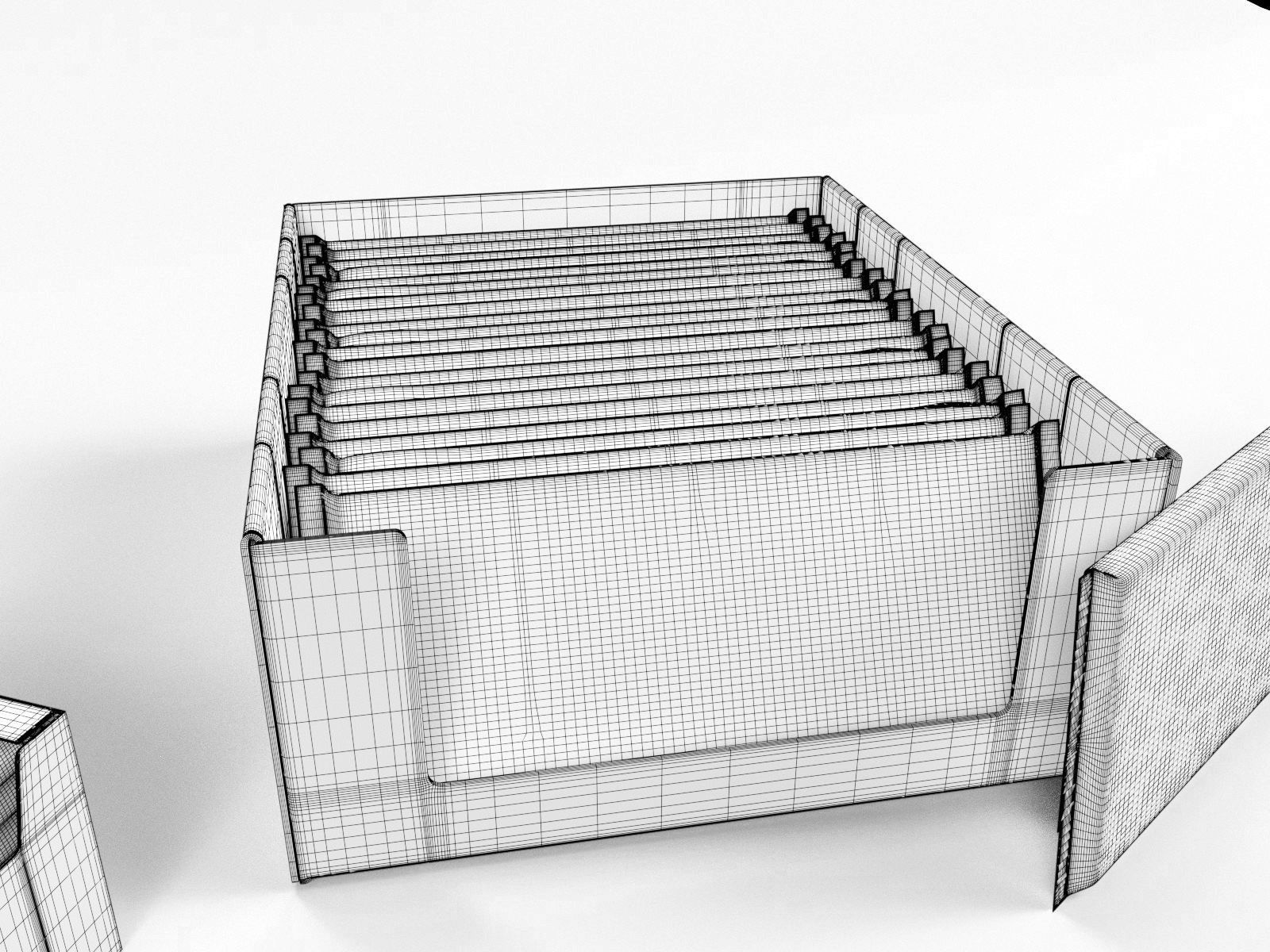 Candy bars with shelf ready display trays kit kat 3D model | CGTrader