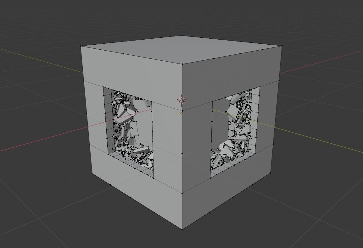 Abstract Splinter Cube free 3D model | CGTrader