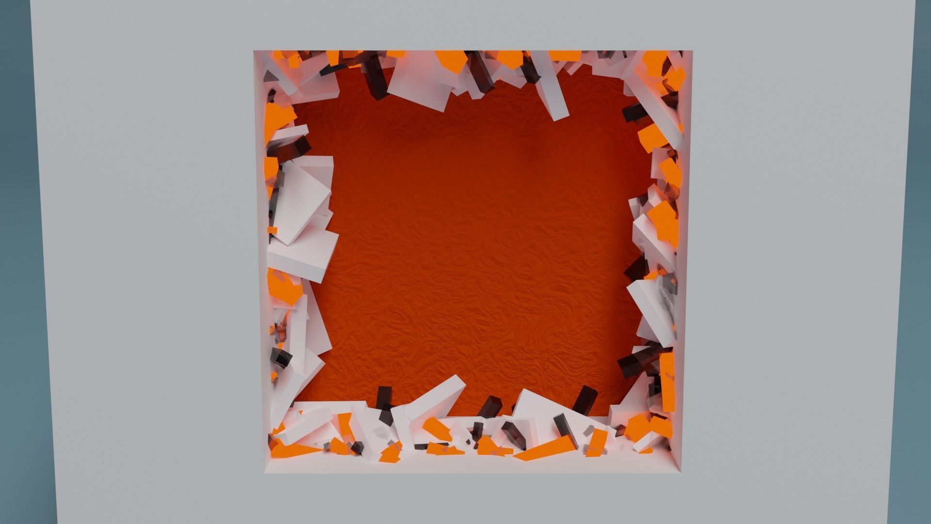 Abstract Splinter Cube free 3D model | CGTrader