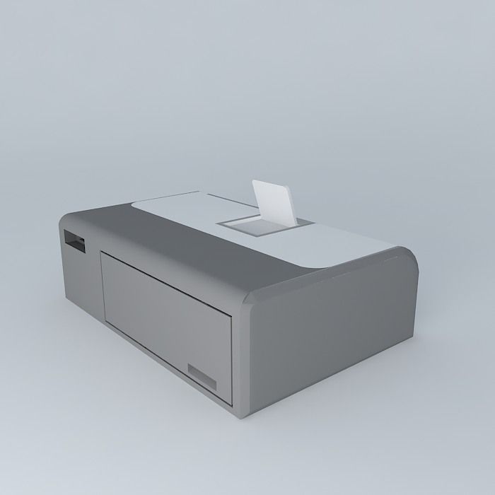 HP printer 3D model | CGTrader