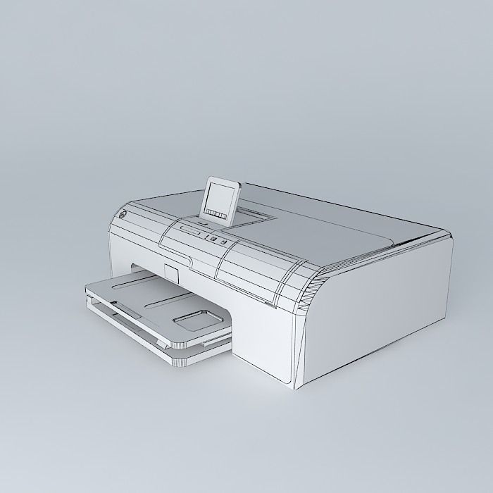 HP printer 3D model | CGTrader