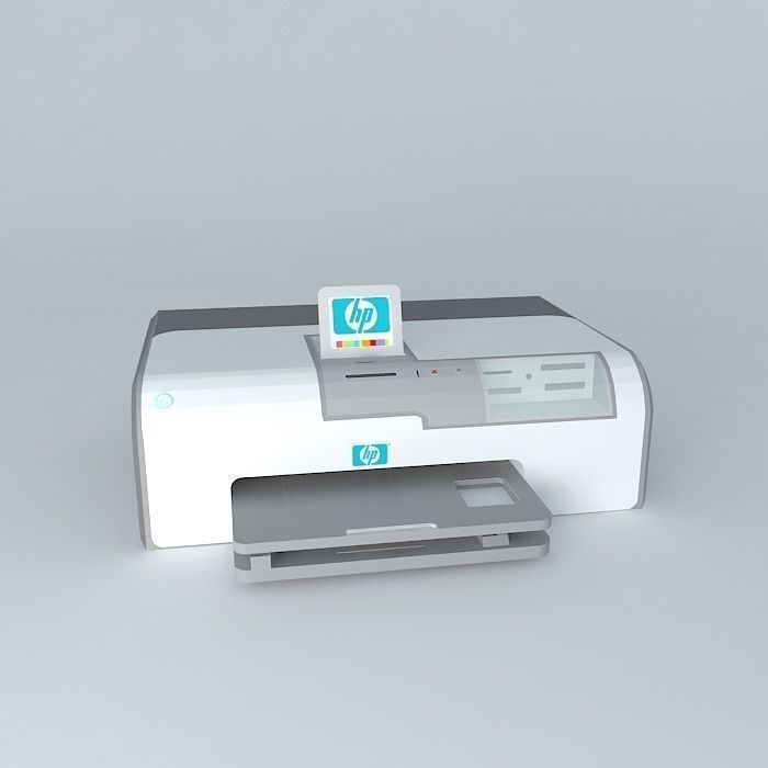 HP printer 3D model | CGTrader