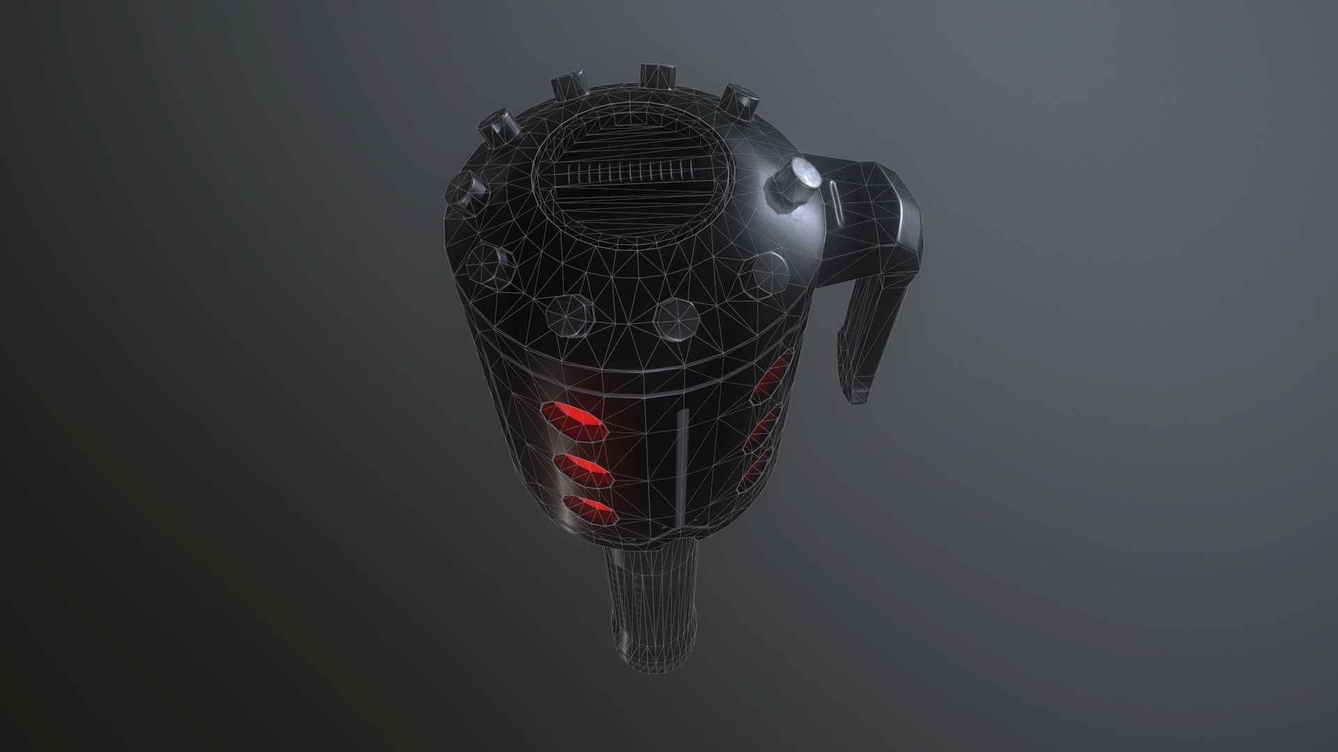 3D model Sci-Fi Frag Grenade VR / AR / low-poly | CGTrader