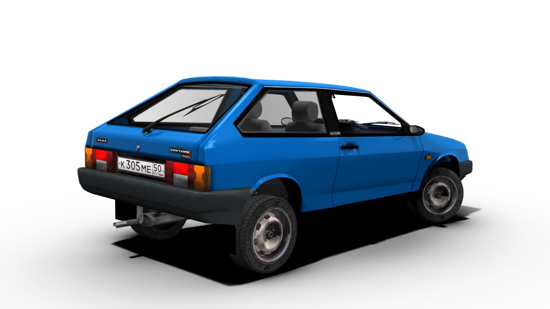 Lada Sputnik Samara 1984 3D model | CGTrader