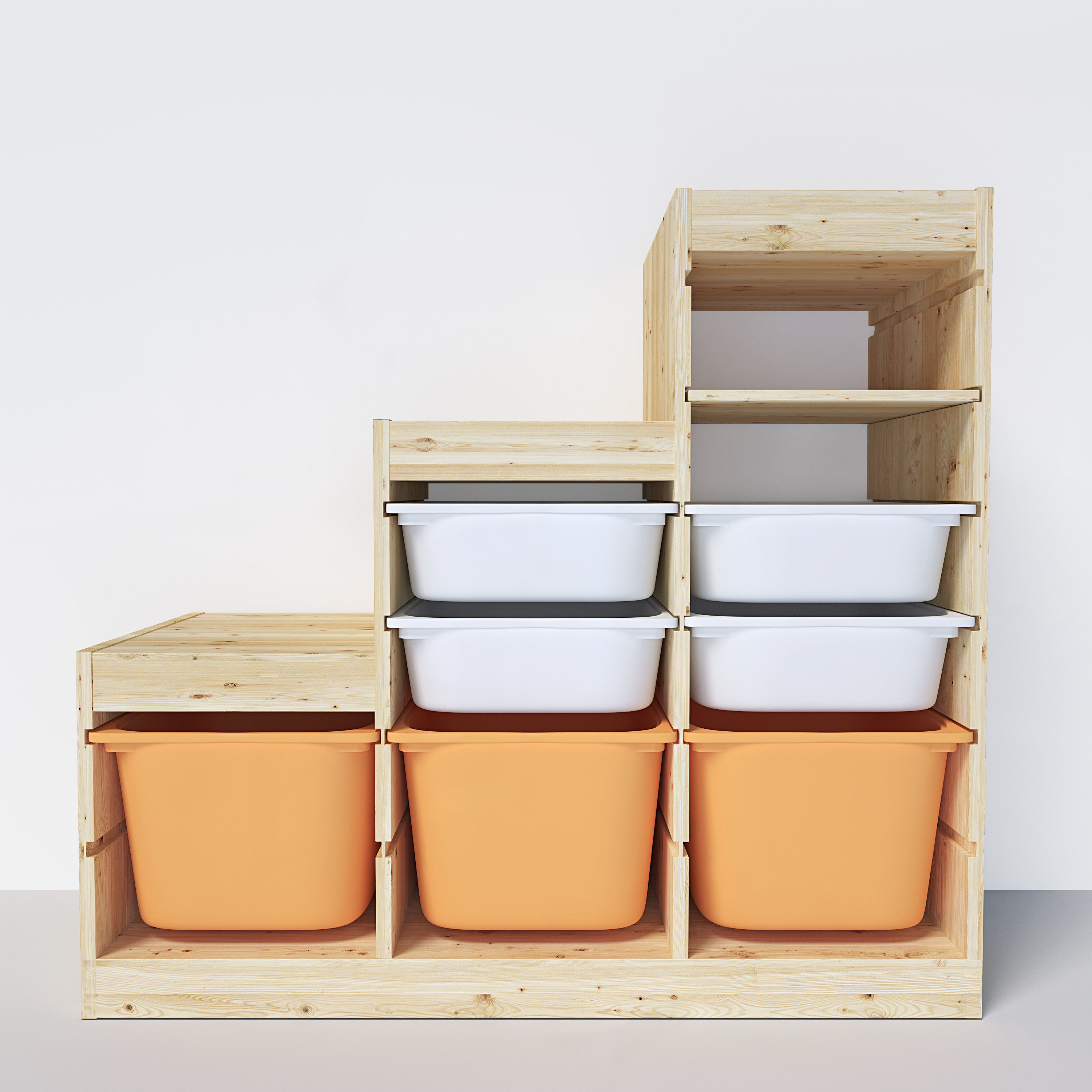 TROFAST kidsroom set 3D model | CGTrader