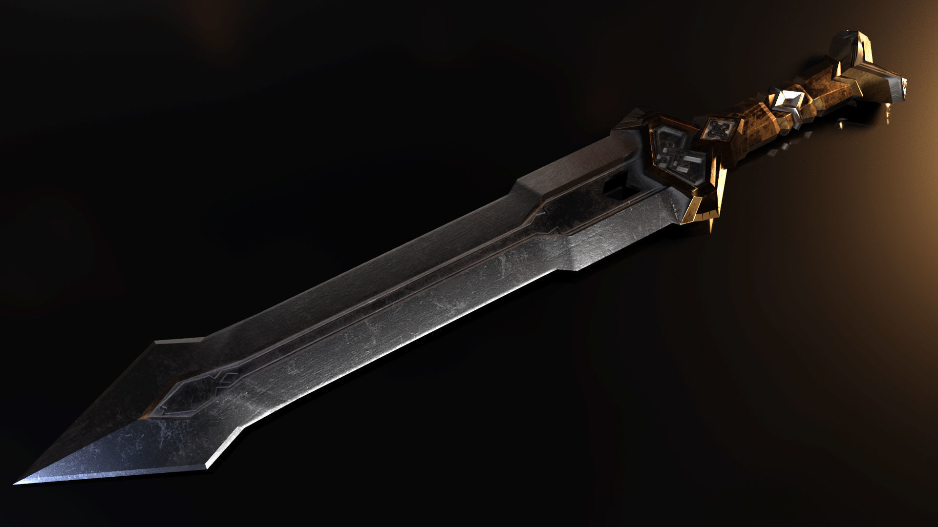 3D model Deathless Sword VR / AR / low-poly | CGTrader