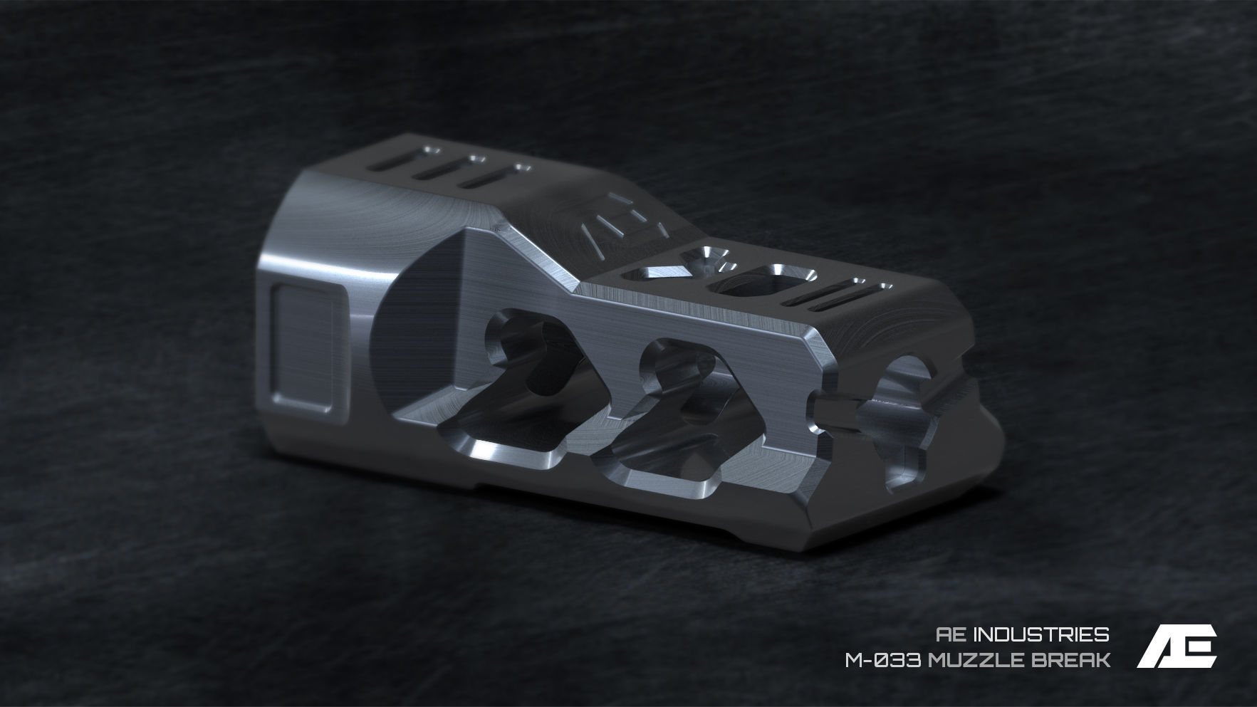 Muzzle Brake M-033 3D model 3D printable | CGTrader