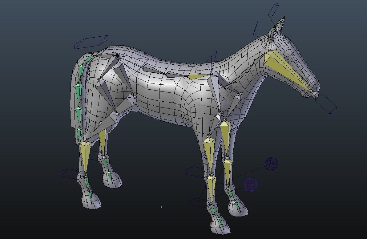3D model Horse bay rigging VR / AR / low-poly | CGTrader