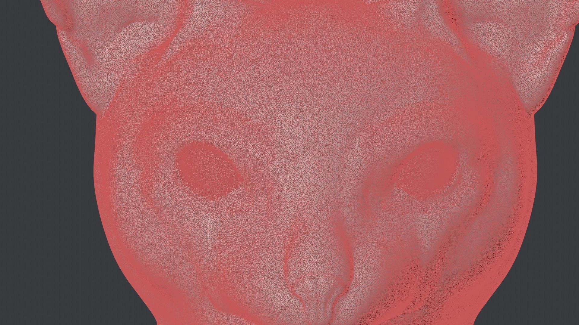 Cat Face 3D model 3D printable | CGTrader