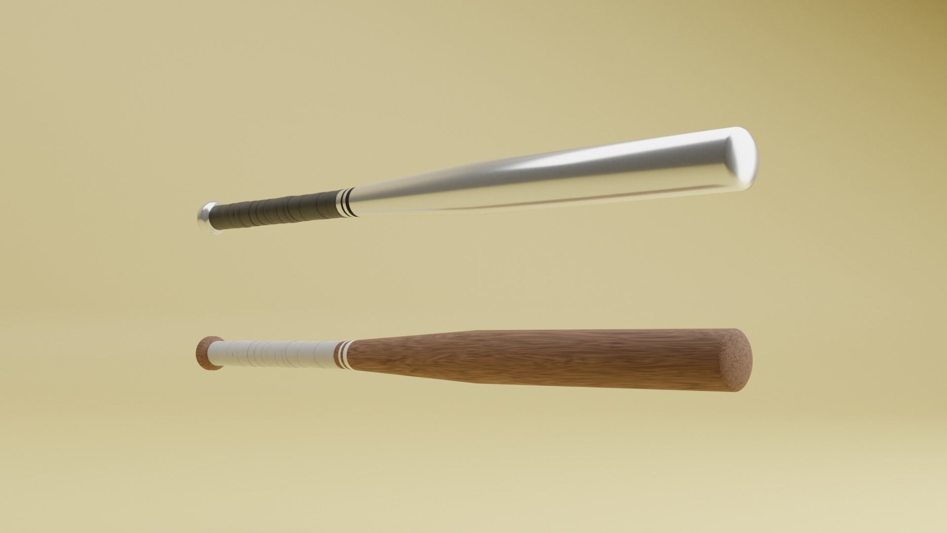 Baseball bats free 3D model | CGTrader