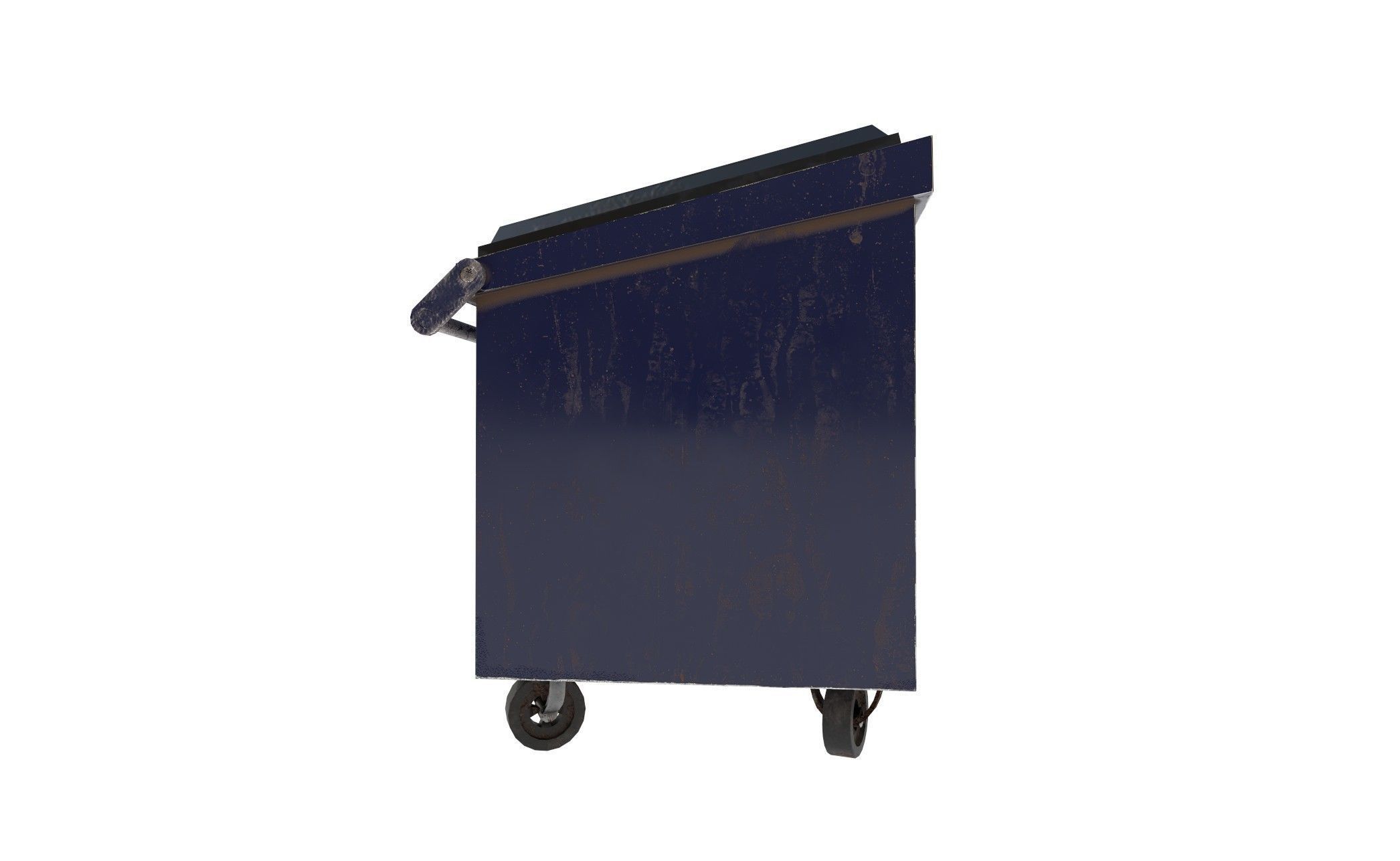 3D model Game-Ready Garbage Container with 4K-PBR Texture Set VR / AR ...