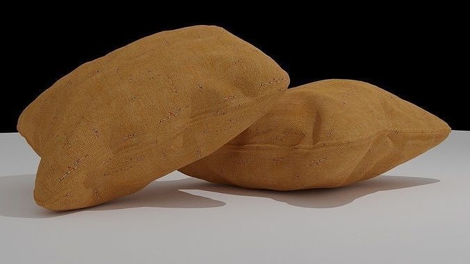 Realistic Pillows in PBR texture 3D model | CGTrader