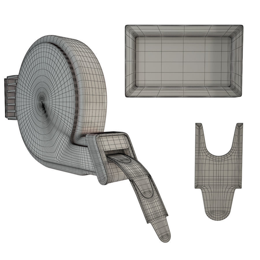 Ticket Dispenser Shop 3D model | CGTrader