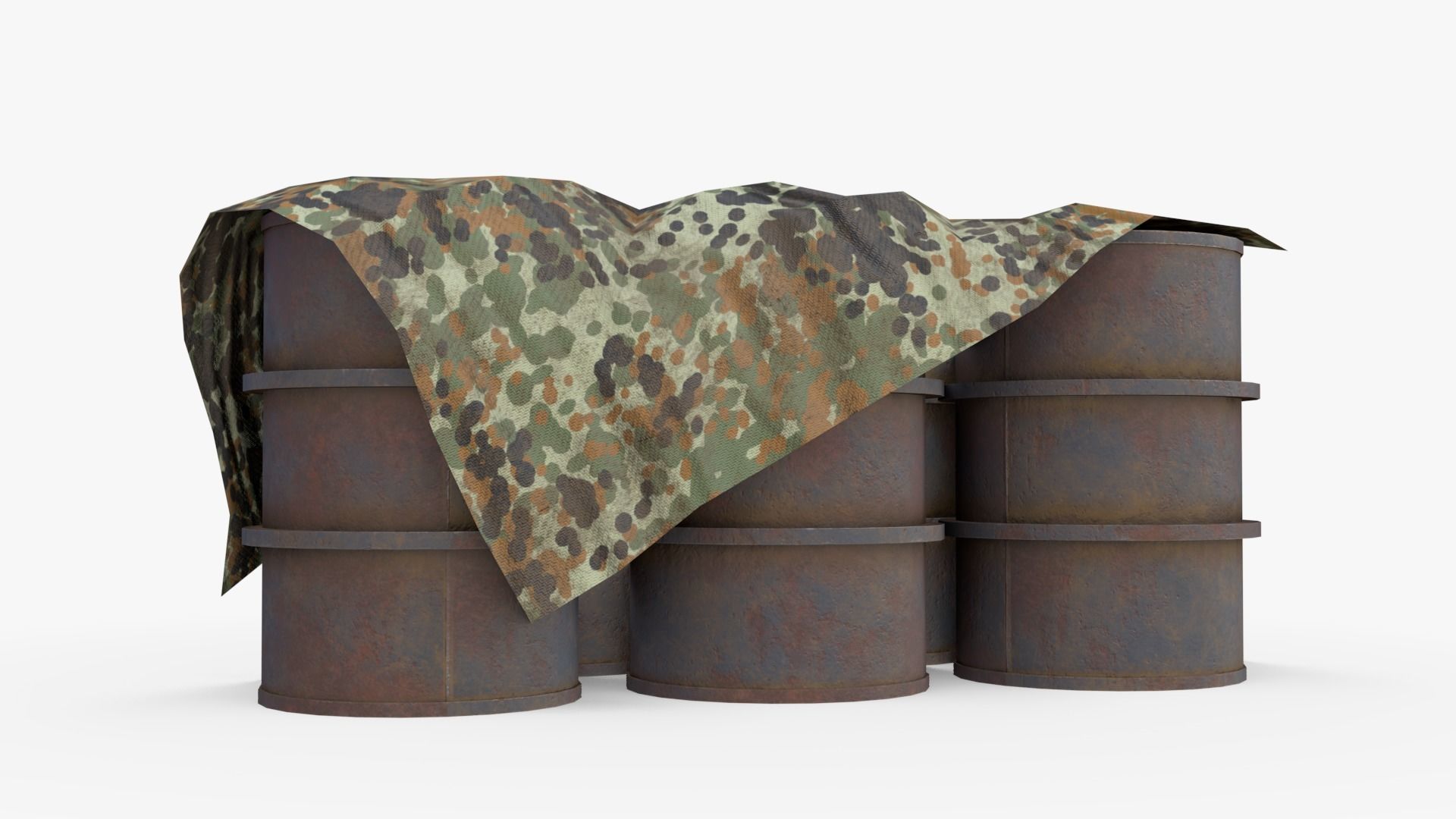 3D model WW2 Water Storage Assets 02 VR / AR / low-poly | CGTrader